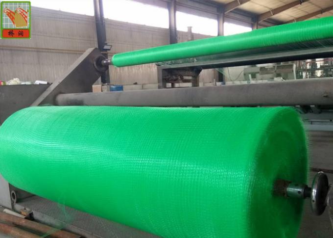 Extruded Plastic Turf Netting / Agricultural Mesh For Grass Seedlings ...