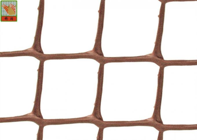 Customized Color Plastic Plant Support Mesh / Garden Net For Climbing ...