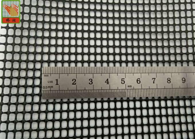 PP Extruded Plastic Screen Mesh 1m Wide , Black Polypropylene Mesh Netting