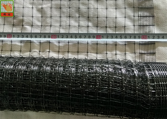 Black Plastic Poultry Netting Chicken Mesh Fencing Long Time Duration